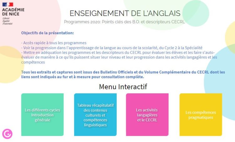 Pédagogie – Site pédagogique Anglais