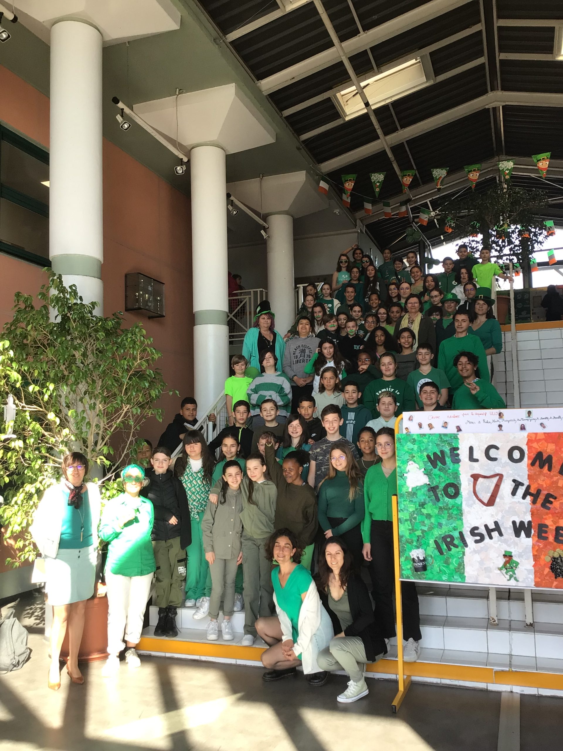 « Tous en Vert » au Collège Les Jasmins de Grasse pour fêter l’Irlande ...