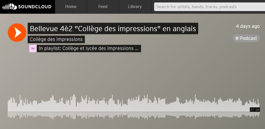 Collège – Cycle 4 – Site pédagogique Anglais