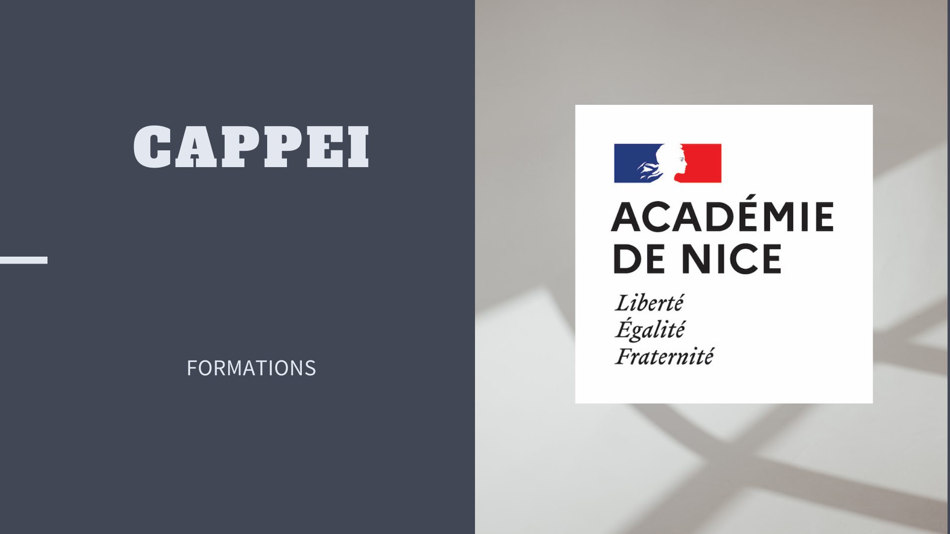 CAPPEI | Site disciplinaire EPS 06-83