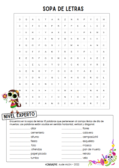 Actividades para el Día de los Muertos – Portail de langue Espagnol