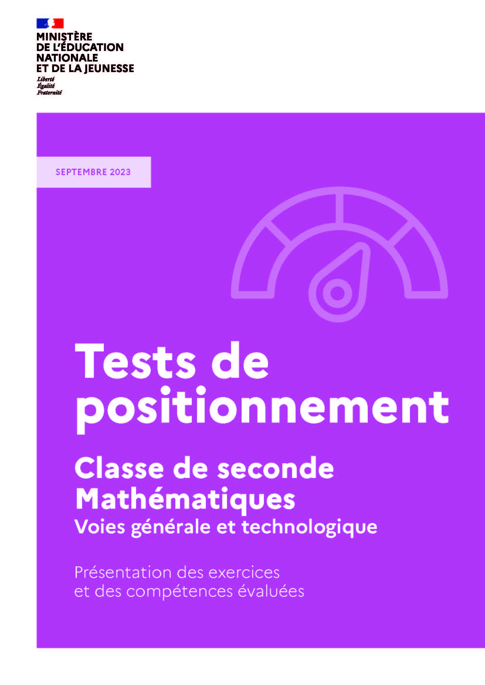 Évaluation nationale au lycée | Site pédagogique de Mathématiques