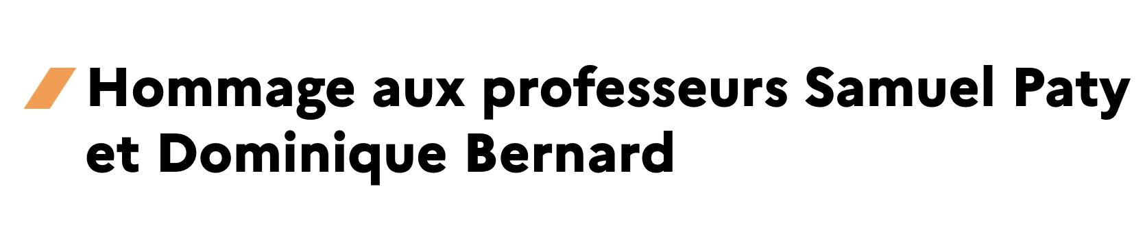Hommage à Samuel Paty et Dominique Bernard – Lettres Histoire Géographie