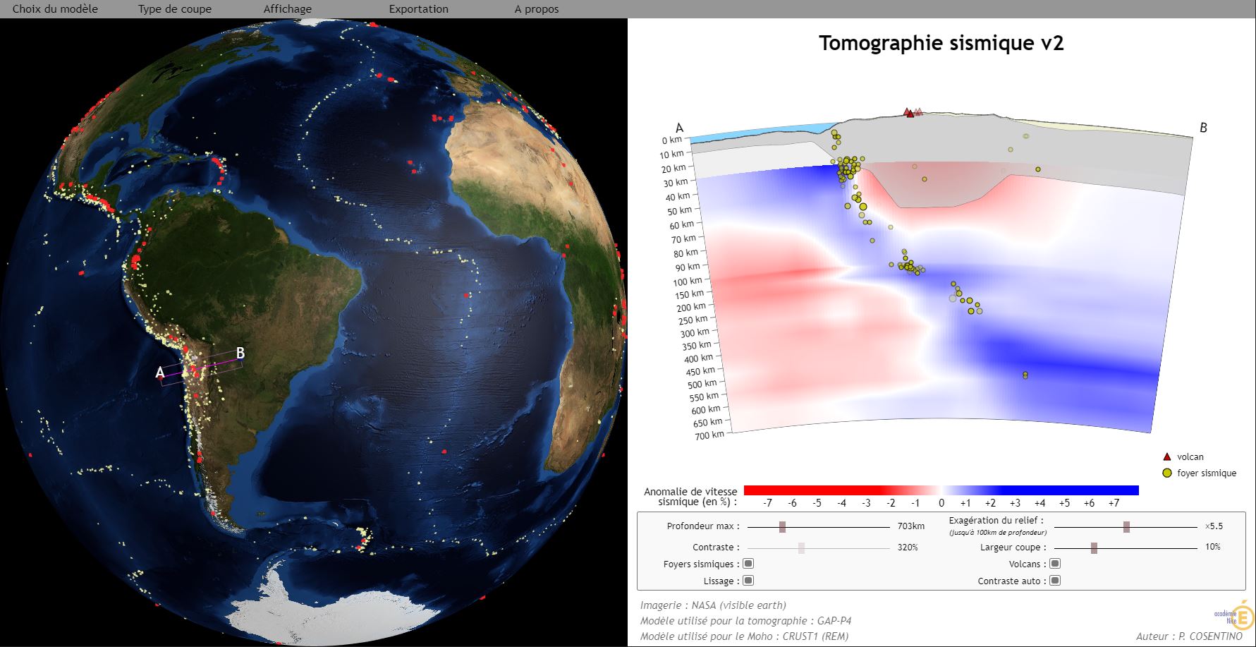 Tomographie sismique (v2) – Sciences de la Vie et de la Terre