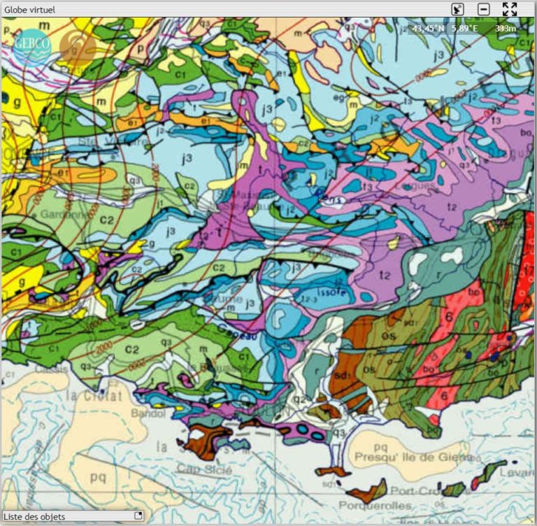 Etudier la carte géologique de la France (1M) et sa légende sur ...