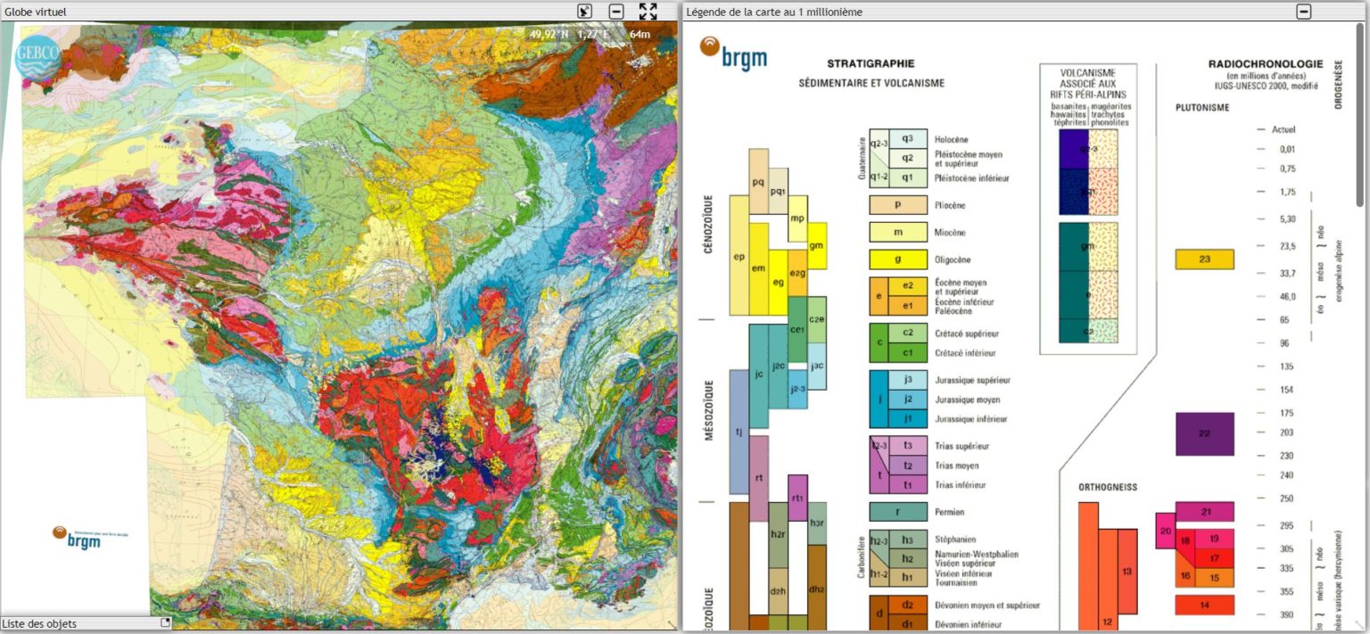 Mettre en évidence la suture ophiolitique sur la carte géologique de ...